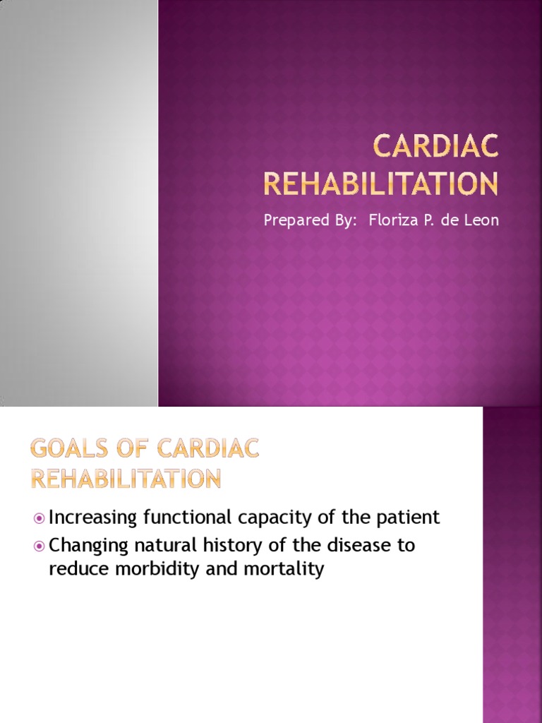 Cardiac Rehabilitation | PDF | Heart Rate | Physical Fitness