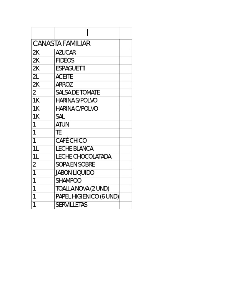 Lista de Caja | PDF