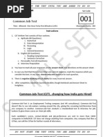TCF French Exam Sample Paper | PDF | Test (Assessment) | Communication