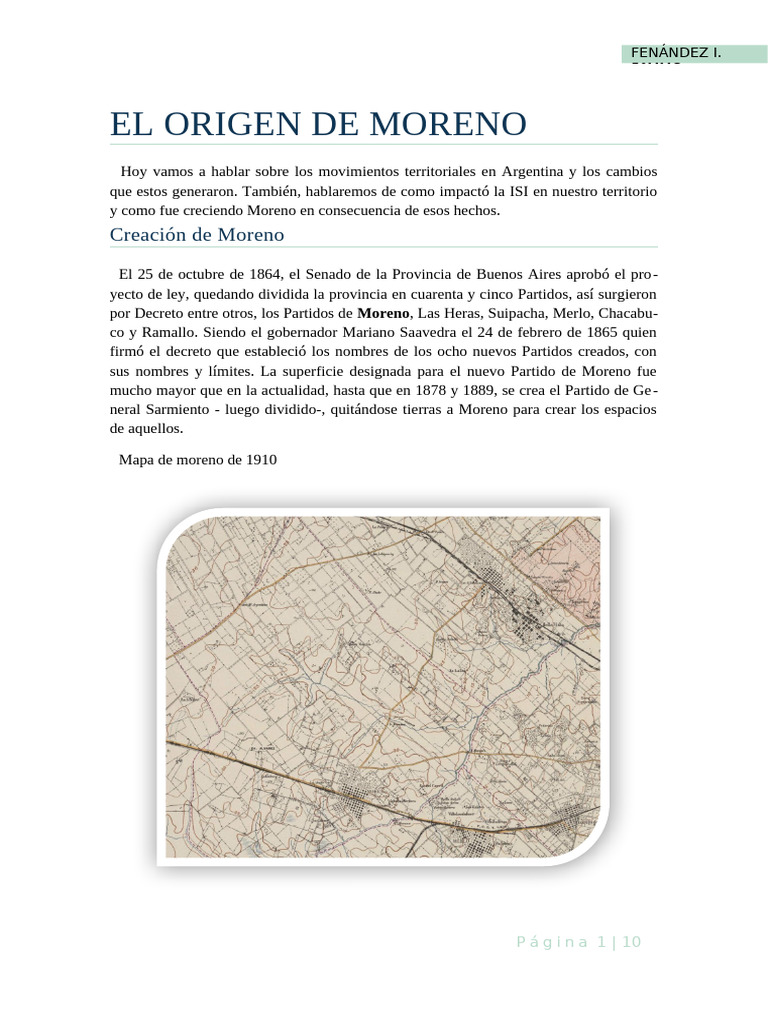 EL ORIGEN DE MORENO Nacho | PDF | Economias | Business