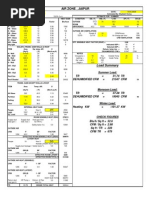 Heat Load Calculation Sheet | PDF