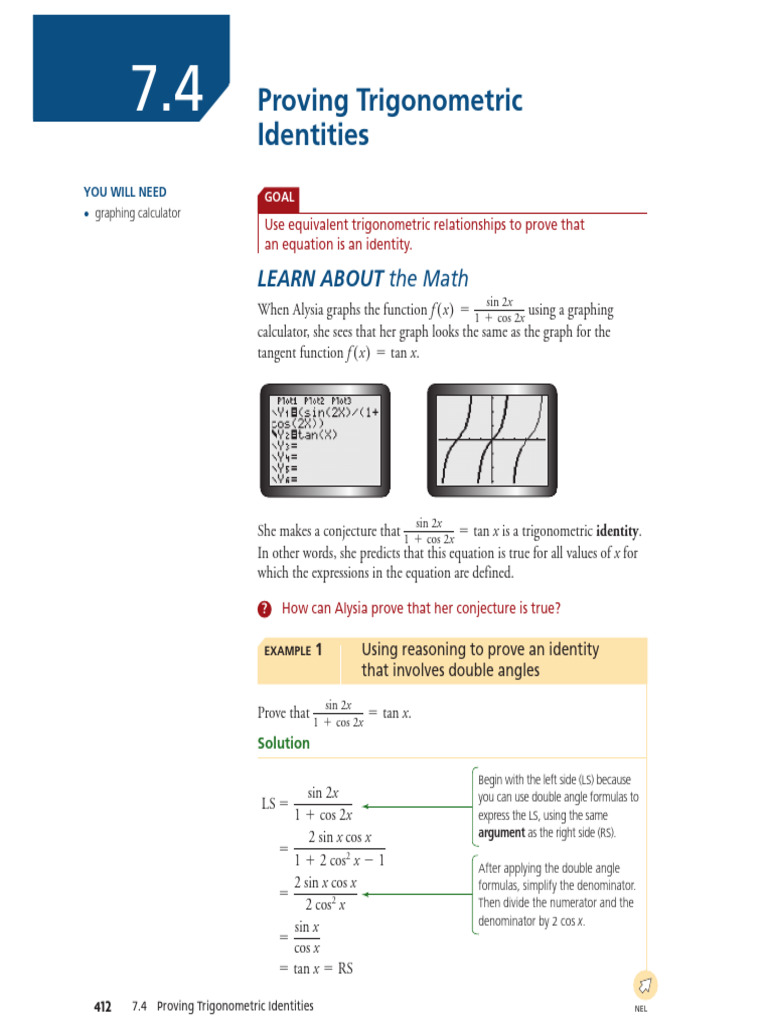 04-05 Trig Identities Homework | PDF | Trigonometric Functions ...