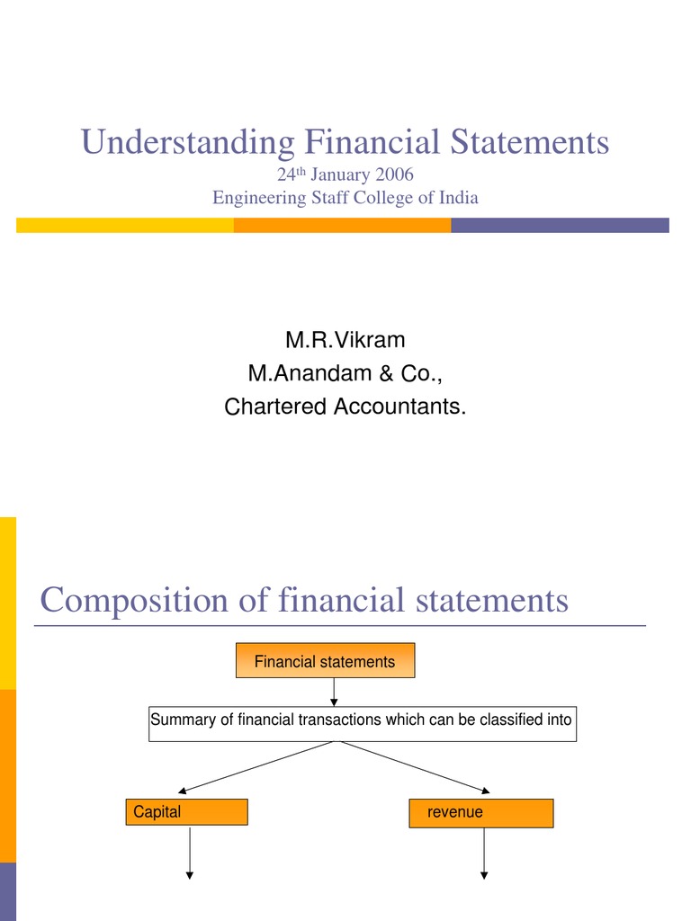 Understanding Financial Statements | PDF | Expense | Financial Statement