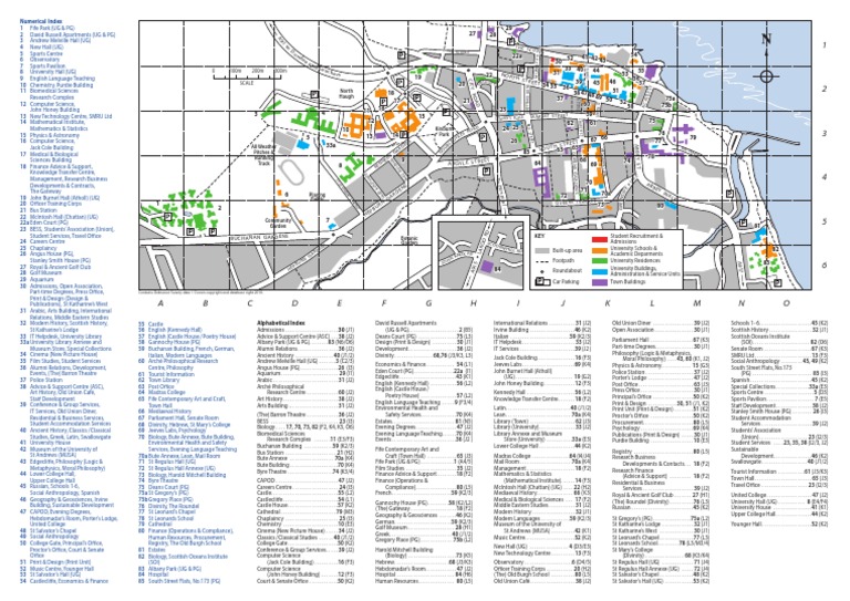 ST Andrews Map | PDF | Science