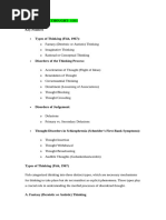Understanding Form of Thought in MSE | PDF | Mental Disorder | Thought