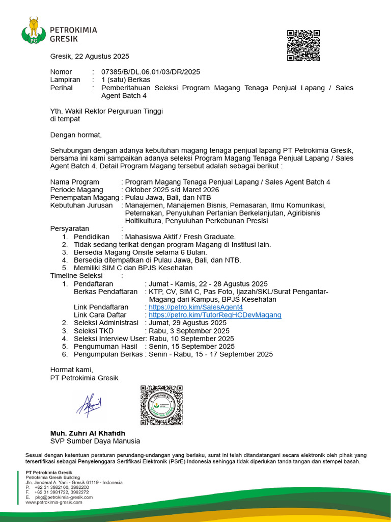 Stamp Surat 07385 - B - DL.06.01 - 03 - DR - 2025 | PDF