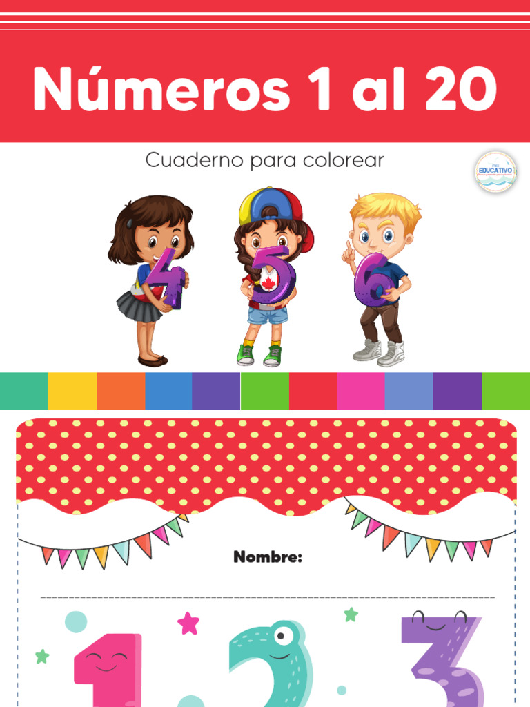 Numeros 1-20 Colorear | PDF