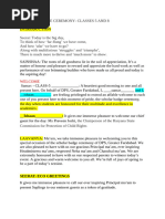 Felicitation Ceremony Script for Toppers | PDF