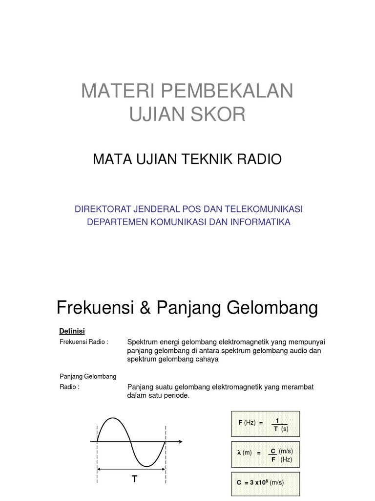 Materi Teknik Radio (Compatibility Mode) | PDF