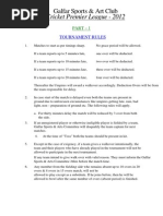 Turf Cricket Rules & Regulations | PDF