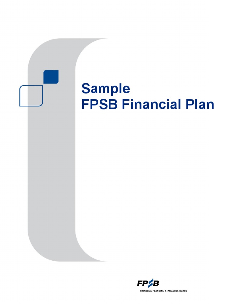 Sample Financial Plan | PDF | Pension | Retirement