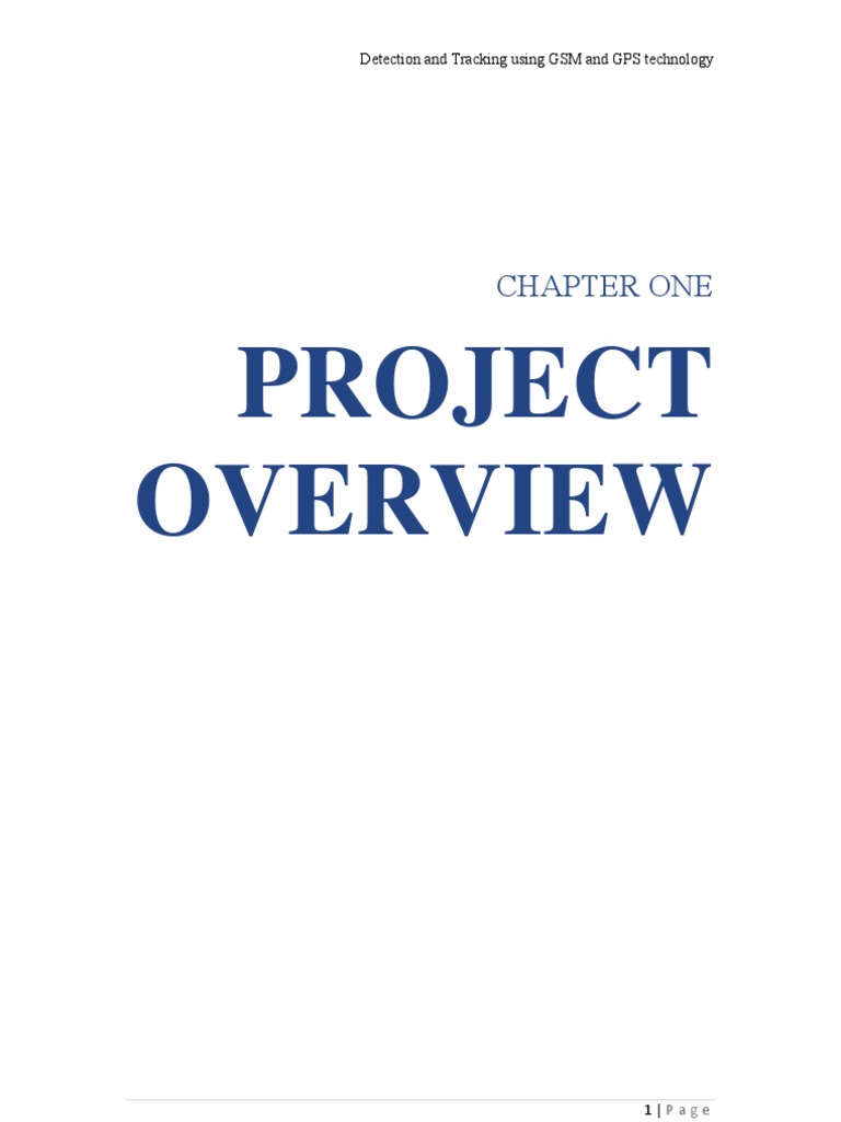Project Chapter One Pdf Short Message Service Global Positioning