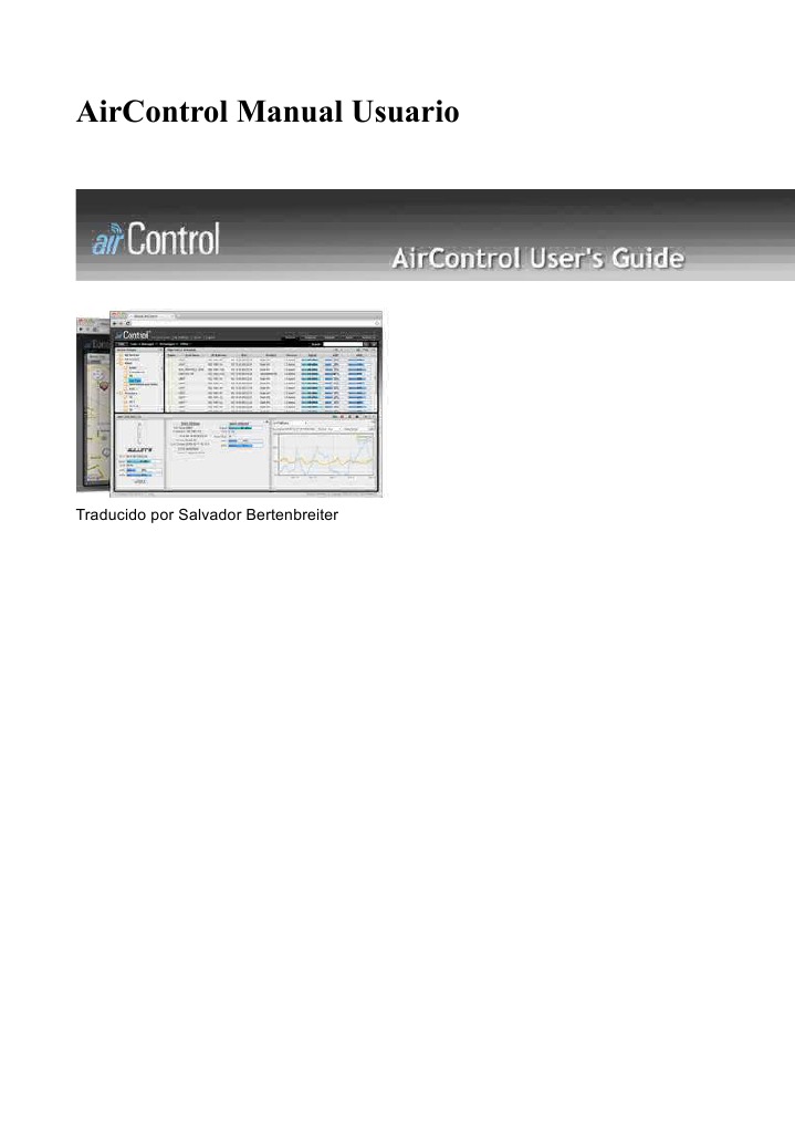 Manual de Usuario de AirControl UBNT | PDF | Contraseña | Dirección IP