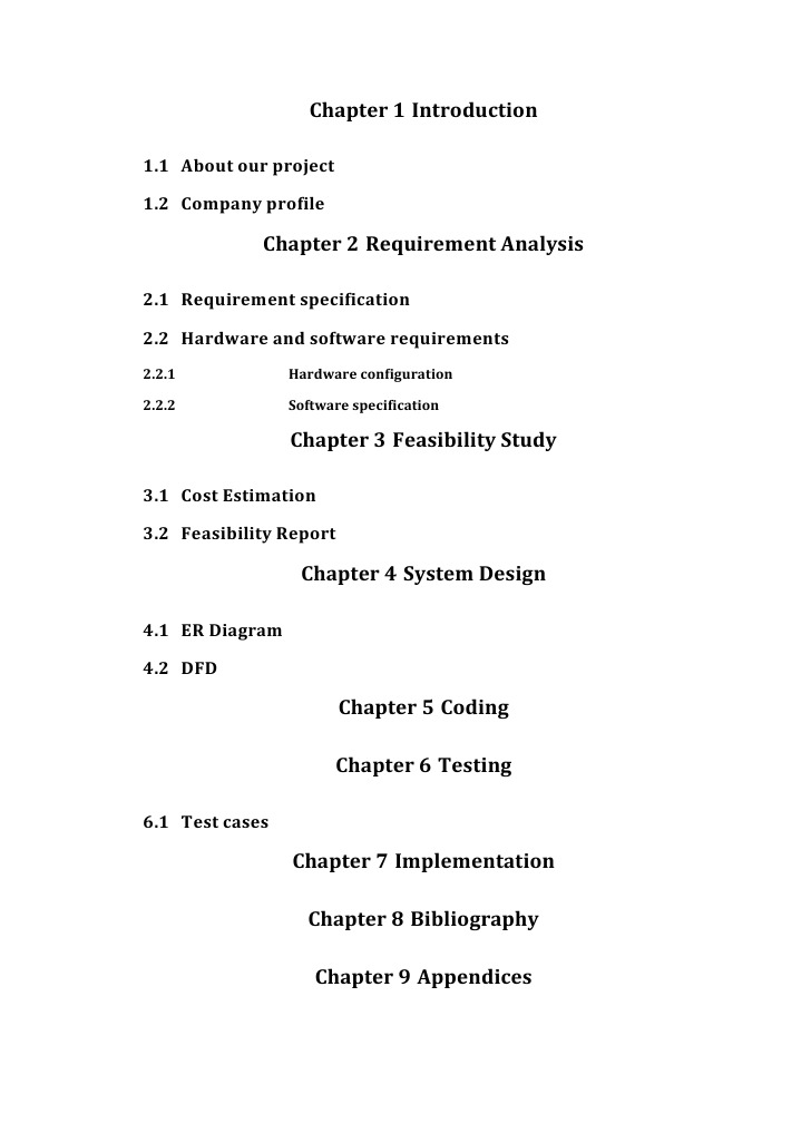 Chapter 1 Introduction: 1.1 About Our Project 1.2 Company Profile | PDF ...