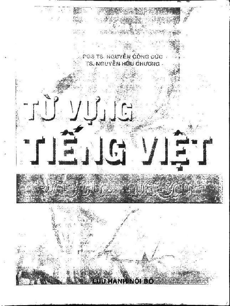 Tu Vung Tieng Viet-Nguyen Cong Duc-2004 | PDF