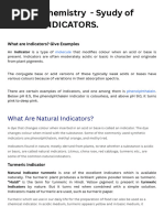 Natural Indicators for pH Testing | PDF | Ph | Physical Chemistry