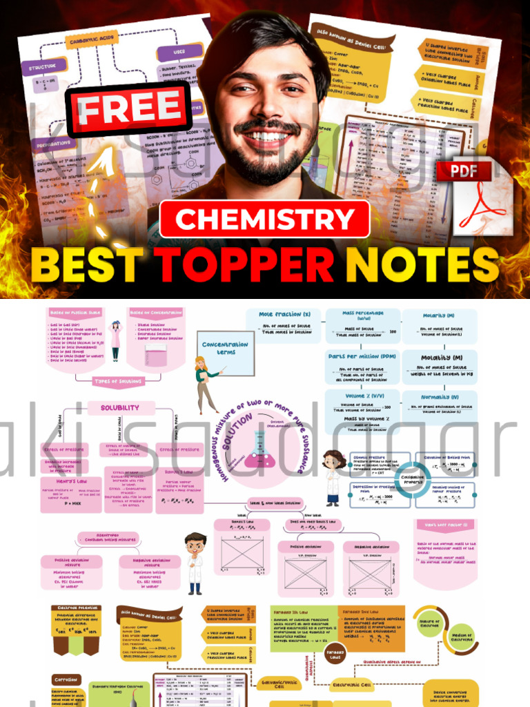 Chemistry - Best Topper Notes | PDF