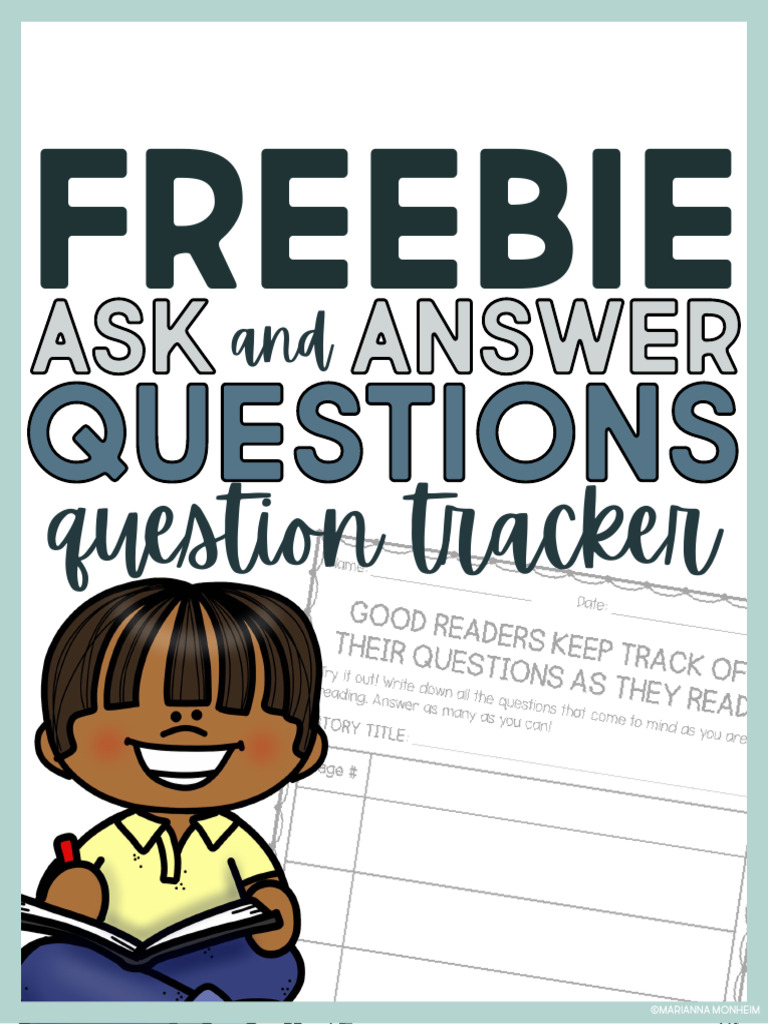Freebie: Question Tracker | PDF