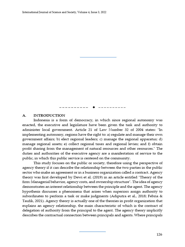 Agency Relations Accountability and Their Relation | PDF ...