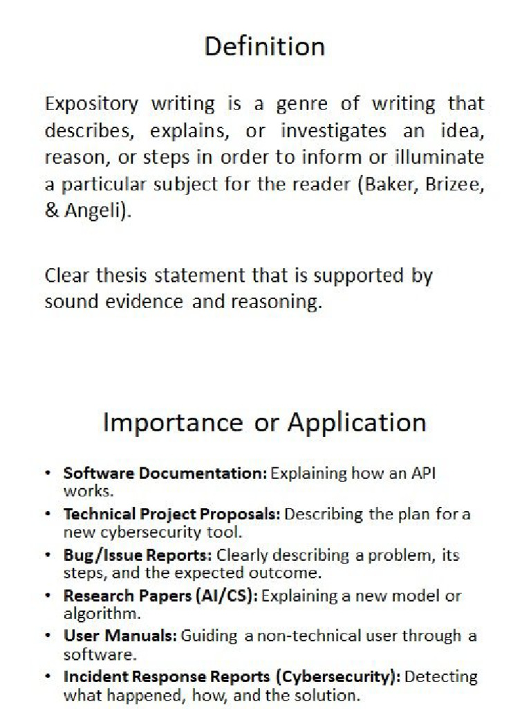 English Expository Writing | PDF