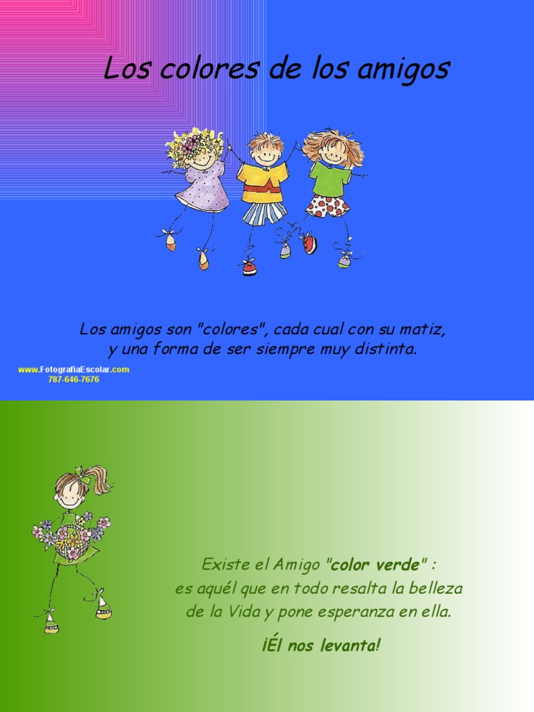 Colores que representan la amistad | PDF | Color