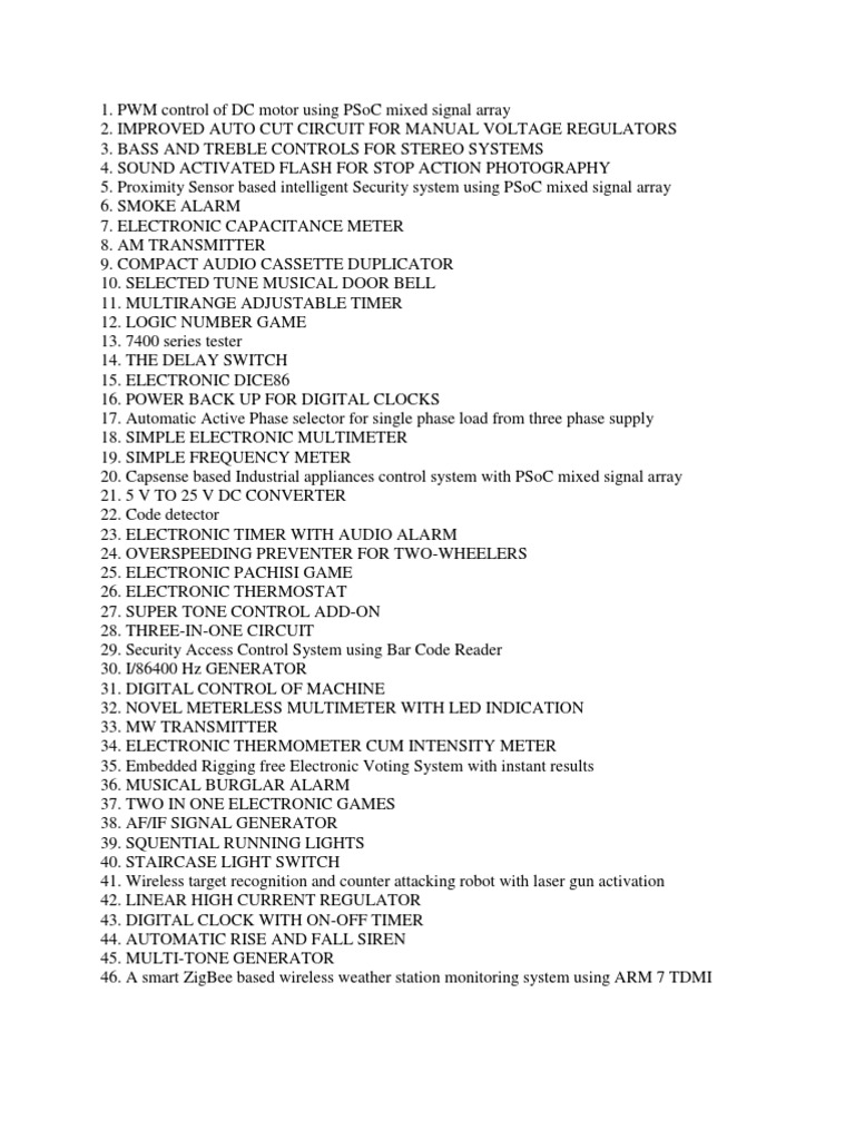 ENTC Project List | PDF | Telecommunication | Wireless