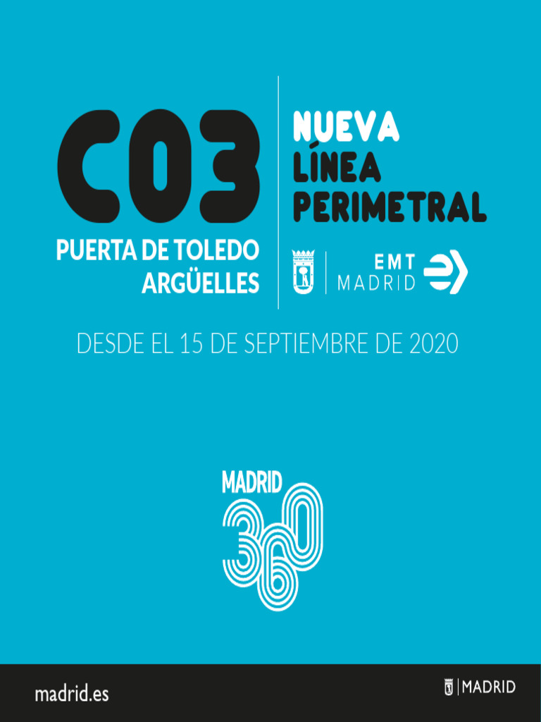Dossier Linea c03 | PDF | Transporte ferroviario | Madrid
