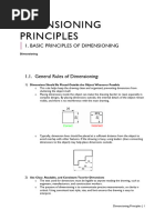 Basic Dimensioning Rules Explained | PDF | Dimension | Length