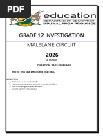 Grade 12 Maths Scope June 2025 Exam | PDF