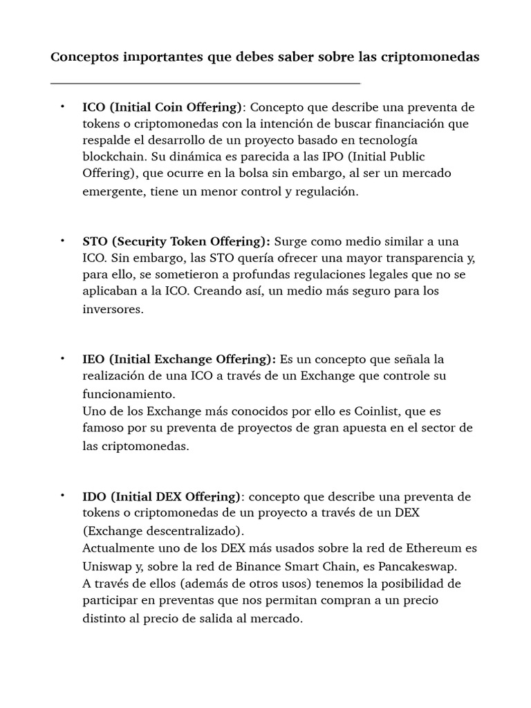 Conceptos-importantes | PDF | Criptomoneda
