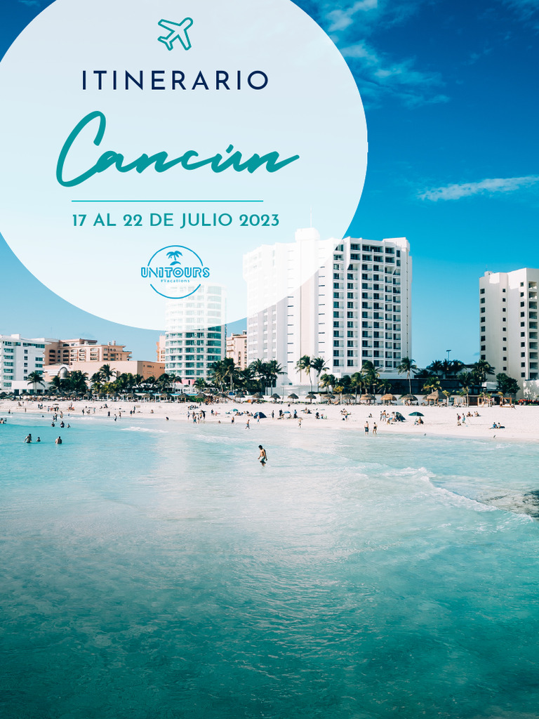 Itinerario 1 Cancun 23 Act | PDF | Hotel