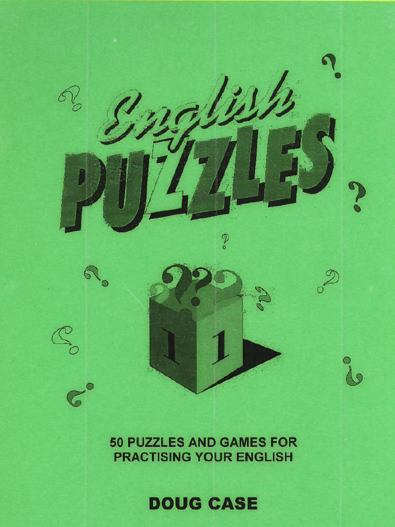 English Puzzles 1 | PDF | English Language | Languages