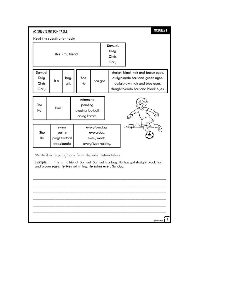 Substitution Table | PDF