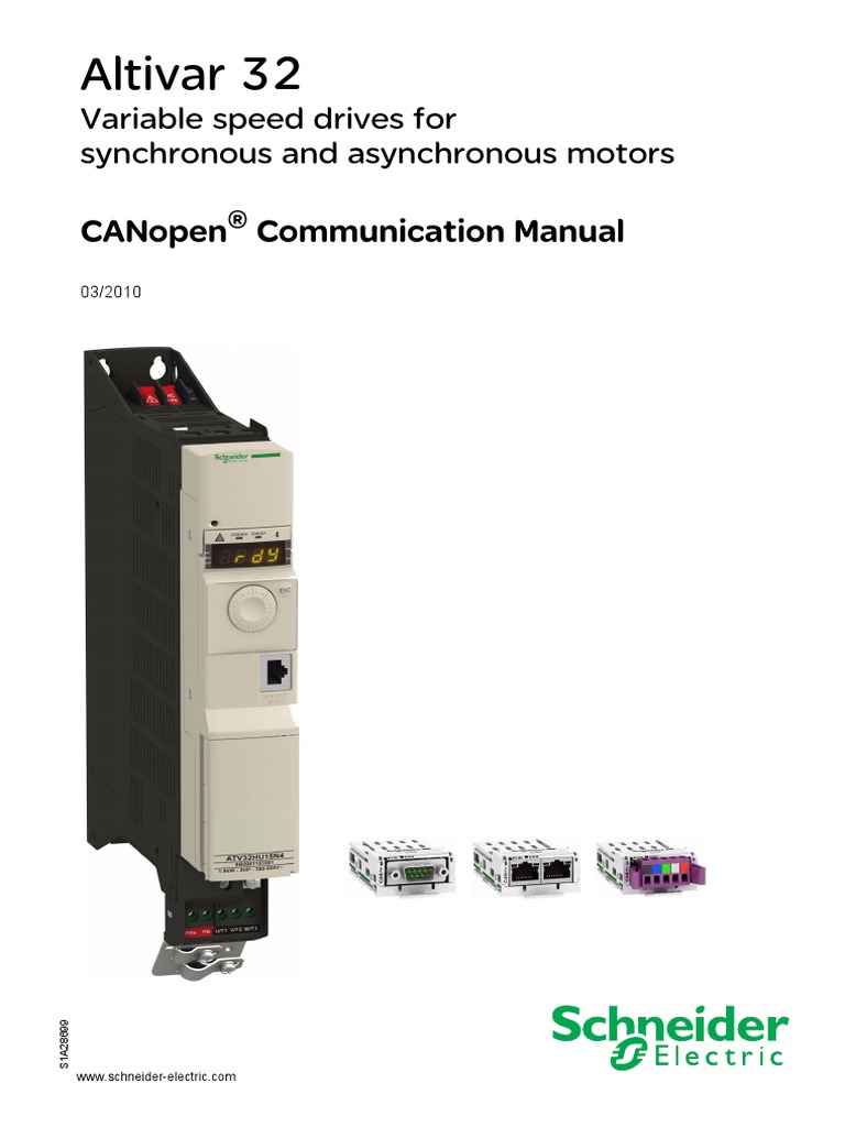 Atv32 Canopen Manual en S1a28699 01 | PDF | Computer Networking | Electromagnetism