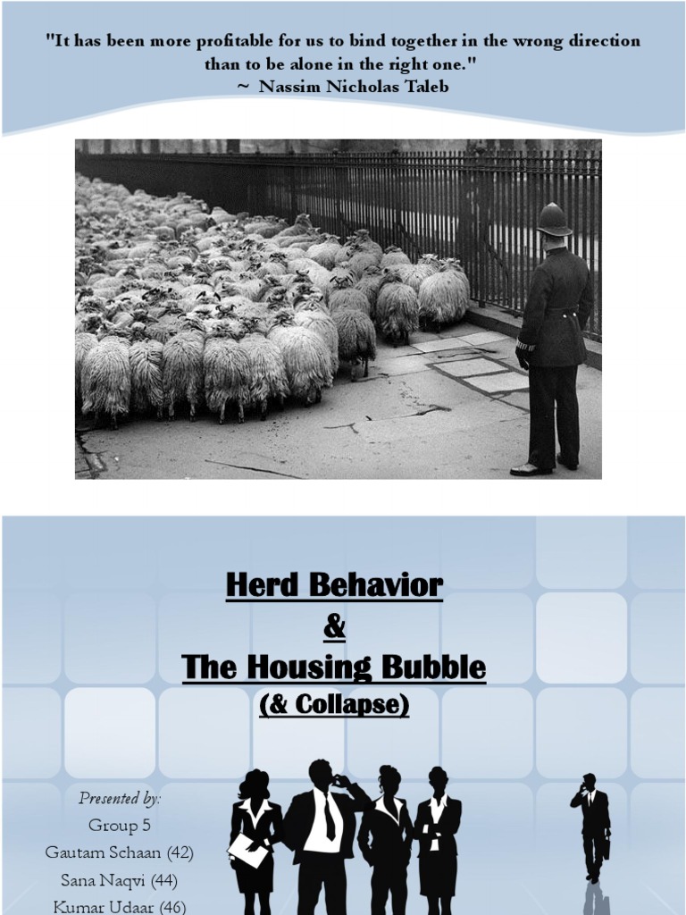 Herd Behavior | PDF | Real Estate Bubble | Economic Bubble