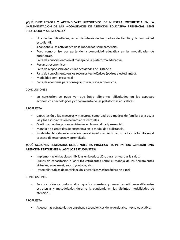 Sistematizacion Mesa 2 | PDF | Aprendizaje | Enseñando