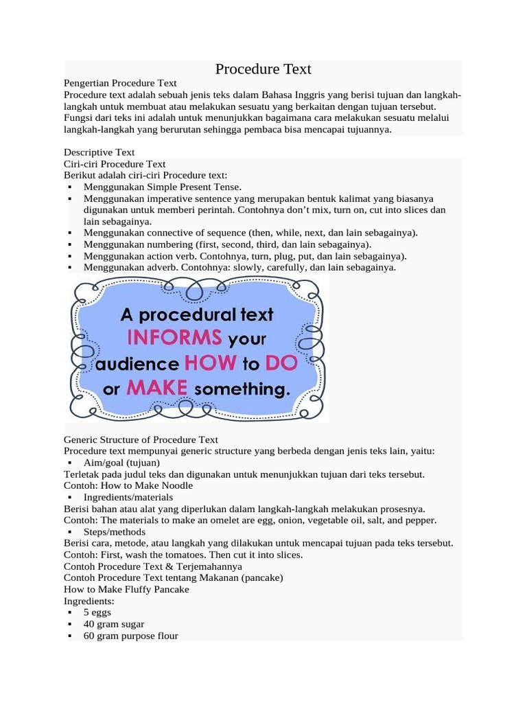 Procedure Text | PDF