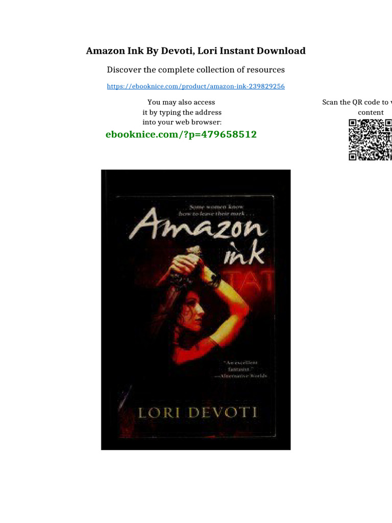 Amazon Ink by Devoti, Lori Instant Download: Discover The Complete ...