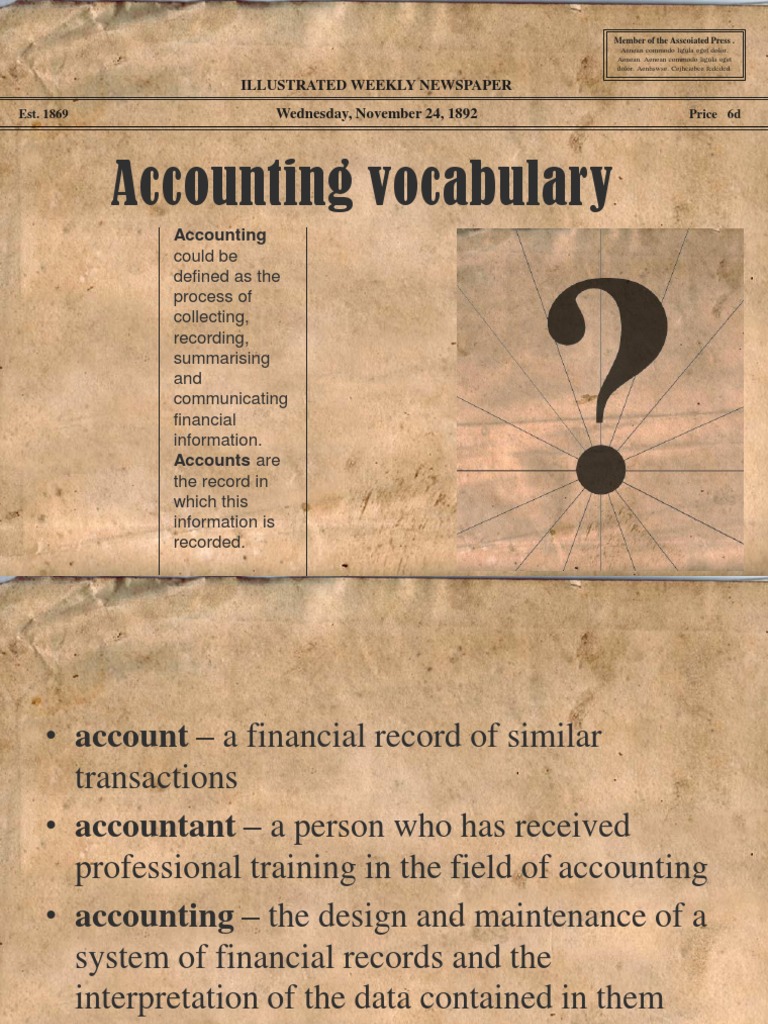 Accounting Terms Explained | PDF | Finance & Money Management