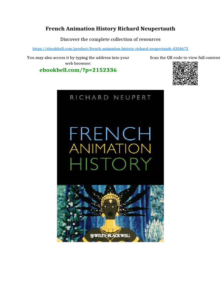 French Animation History Richard Neupertauth Available Full Chapters ...