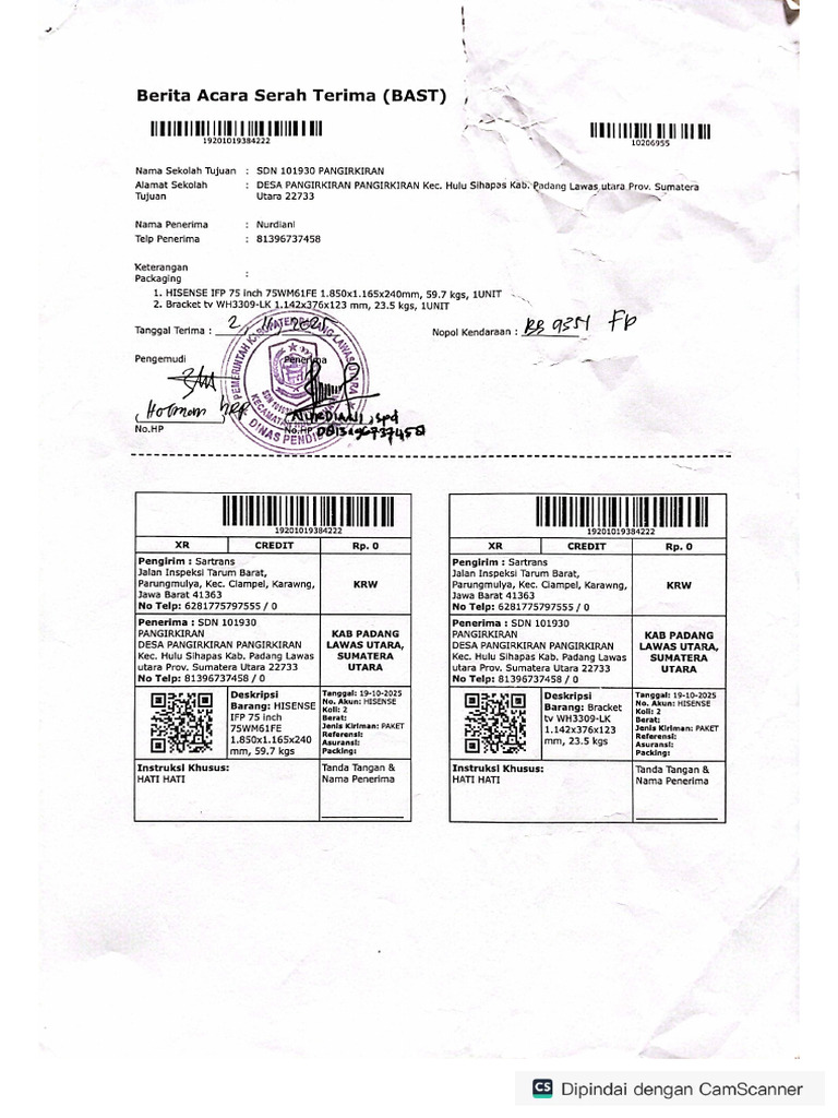 Berita Acara TV | PDF