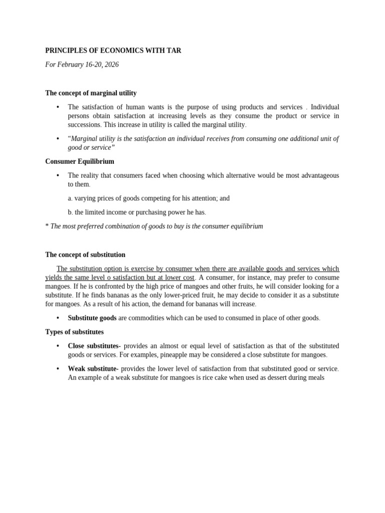Principles of Econ Module | PDF | Demand | Elasticity (Economics)