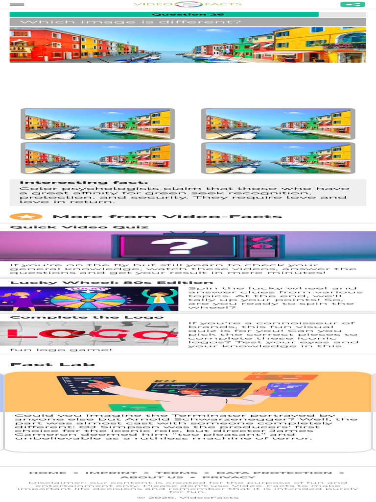 Color Vision Fun Test 5 | PDF