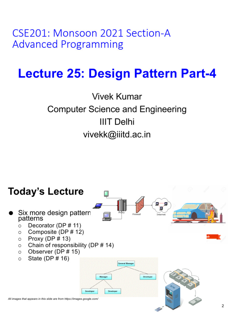 Lec25 Design Pattern 4 | PDF | Information Technology | Computer ...
