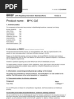 Vulkanox BKF Antioxidant Specification | PDF | Shelf Life ...