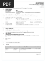 Ferrocid 8583 Safety Data Sheet | PDF | Toxicity | Toxicology