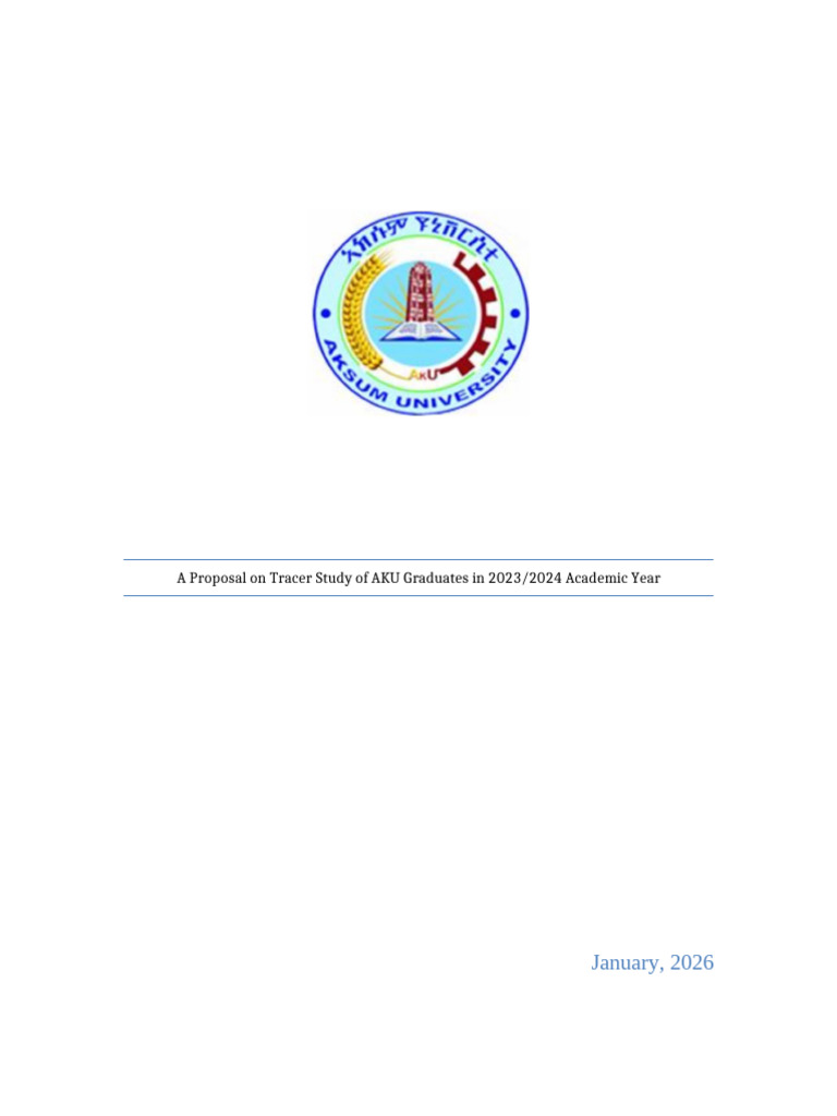 Draft Tracer Study - Proposal | PDF | Sampling (Statistics) | Survey ...