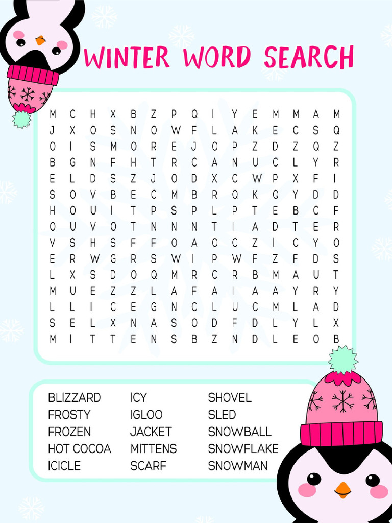 Winter Wordsearch 5 | PDF