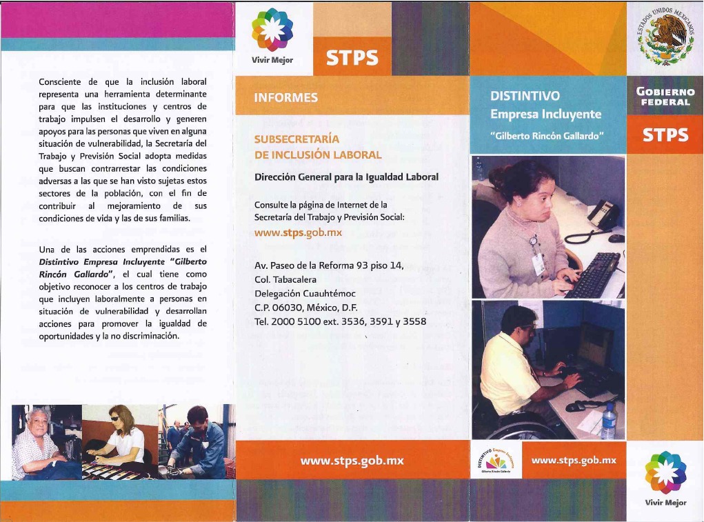 Distintivo Empresa Incluyente Gilberto Rincon Gallardo | PDF