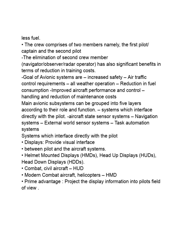 Digital Avionics Preferns | PDF | Inertial Navigation System | Avionics